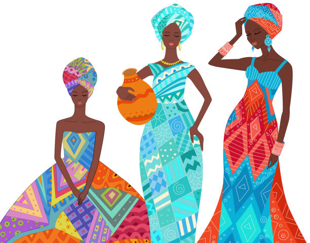 25 400 Afro Hairstyle Gaya Rambut Ilustrasi Foto Stok Potret