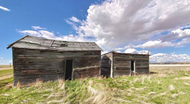 Free Stock Photo of Abandoned wooden house in open field | Download ...