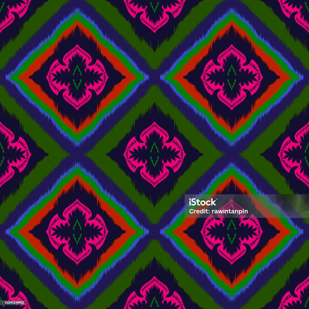 Seamless Geometric Folklore Ornament Tribal Ethnic Texture Seamless