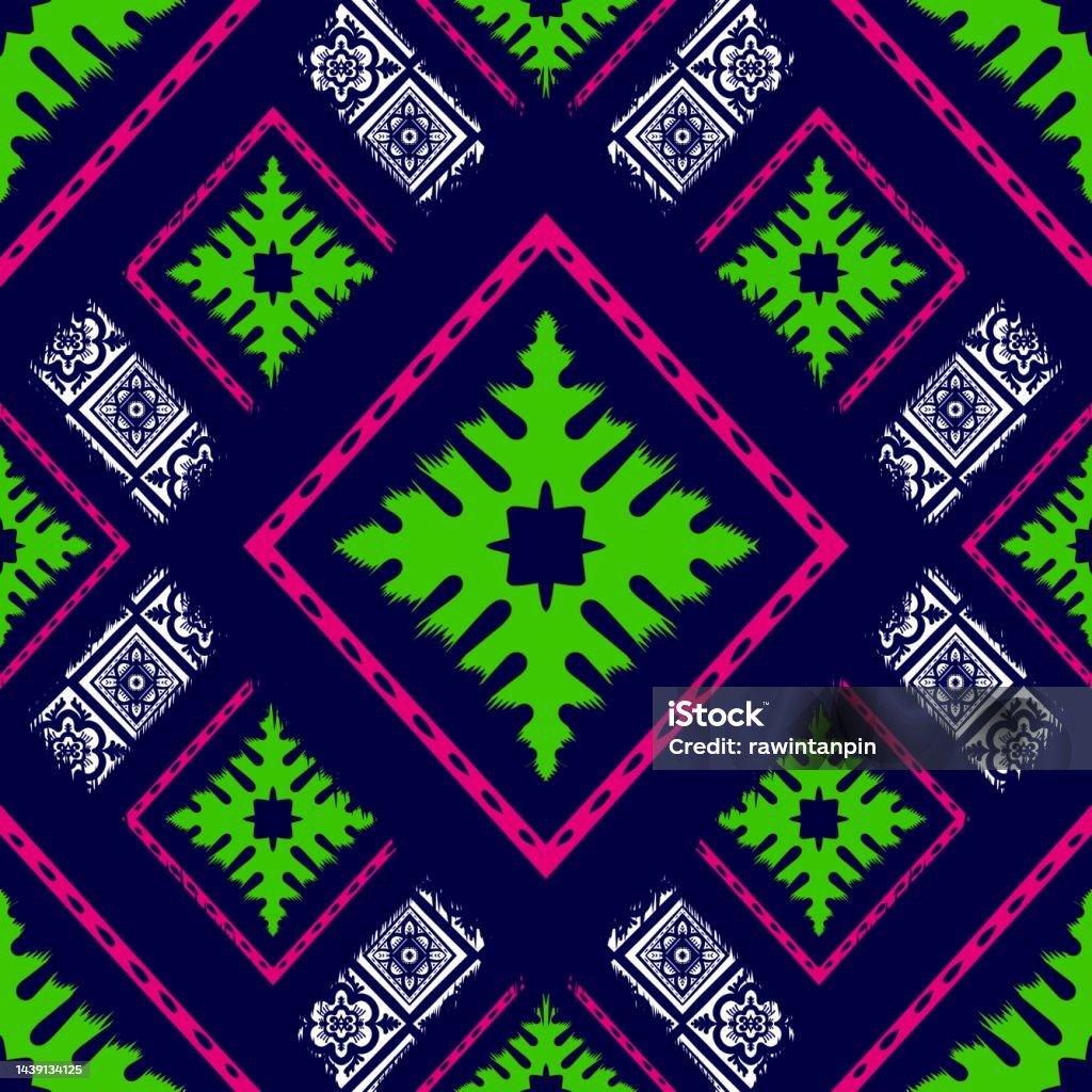 Seamless Geometric Folklore Ornament Tribal Ethnic Texture Seamless