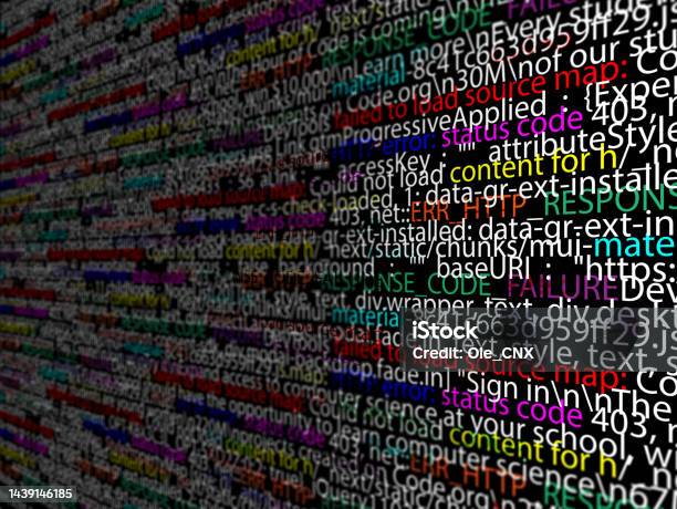 Abstract Source Code Background Big Data Database App Computer Code Lines Of Html Code By