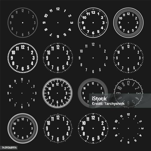 Cadrans Dhorloge Mécaniques Avec Chiffres Arabes Lunette Cadran De
