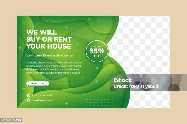 Desain Template Flyer Real Estat Ukuran A4 Dengan Tata Letak Horizontal