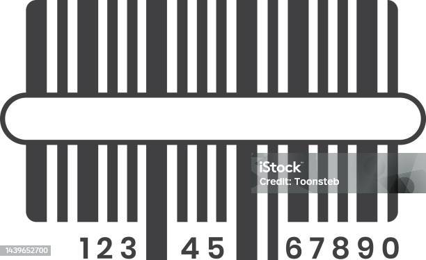 Barcode Illustration In Minimal Style Stock Illustration Download