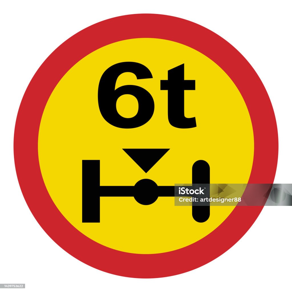 Prohibited Road Signs Axle Load Limit Traffic Signs Stock Illustration ... Prohibited Road Signs Axle Load Limit Traffic Signs Stock Illustration ...