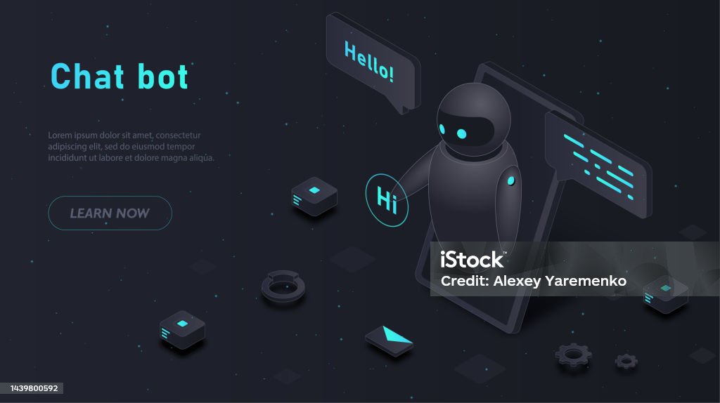 Chat Bot Robot Say Hi Stock Illustration - Download Image Now ... Chat Bot Robot Say Hi Stock Illustration - Download Image Now ...