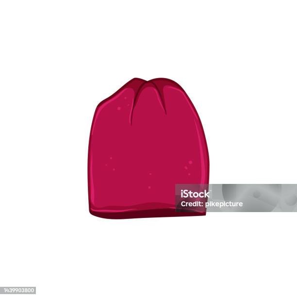 Young Winter Hat Woman Cartoon Vector Illustration Stock Illustration