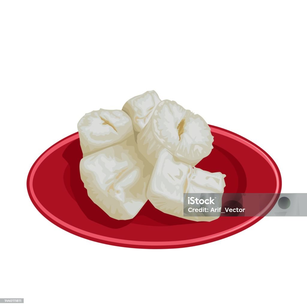 Boiled Cassava Stock Illustration Download Image Now Breakfast