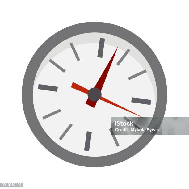 Icône Dhorloge Murale Illustration Vectorielle Vecteurs Libres De
