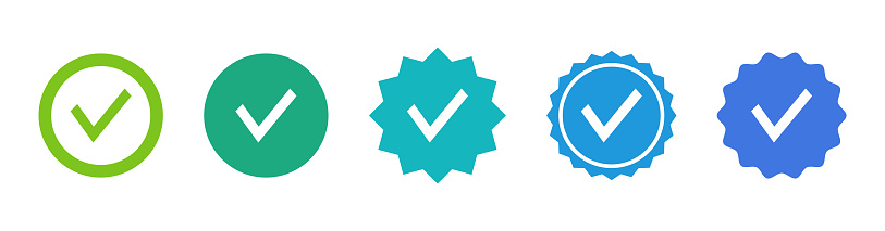 Ilustración de Iconos De Marcas De Verificación Icono De Marcas De ... Ilustración de Iconos De Marcas De Verificación Icono De Marcas De ...