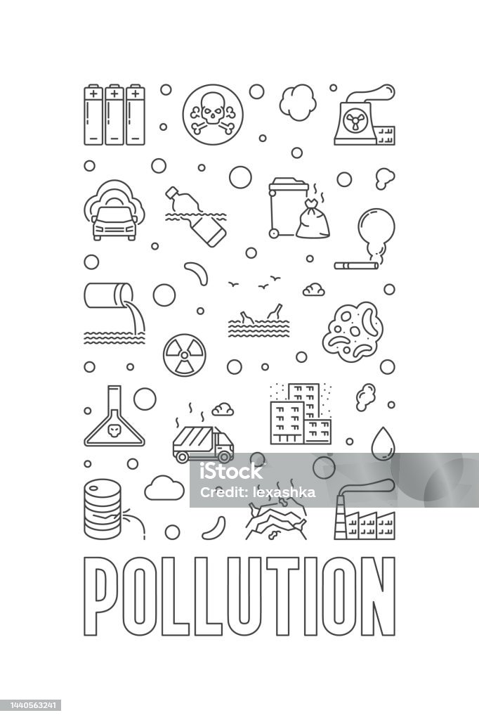 Polusi Menguraikan Poster Atau Spanduk Vertikal Ilustrasi Ekologi ... Polusi Menguraikan Poster Atau Spanduk Vertikal Ilustrasi Ekologi ...