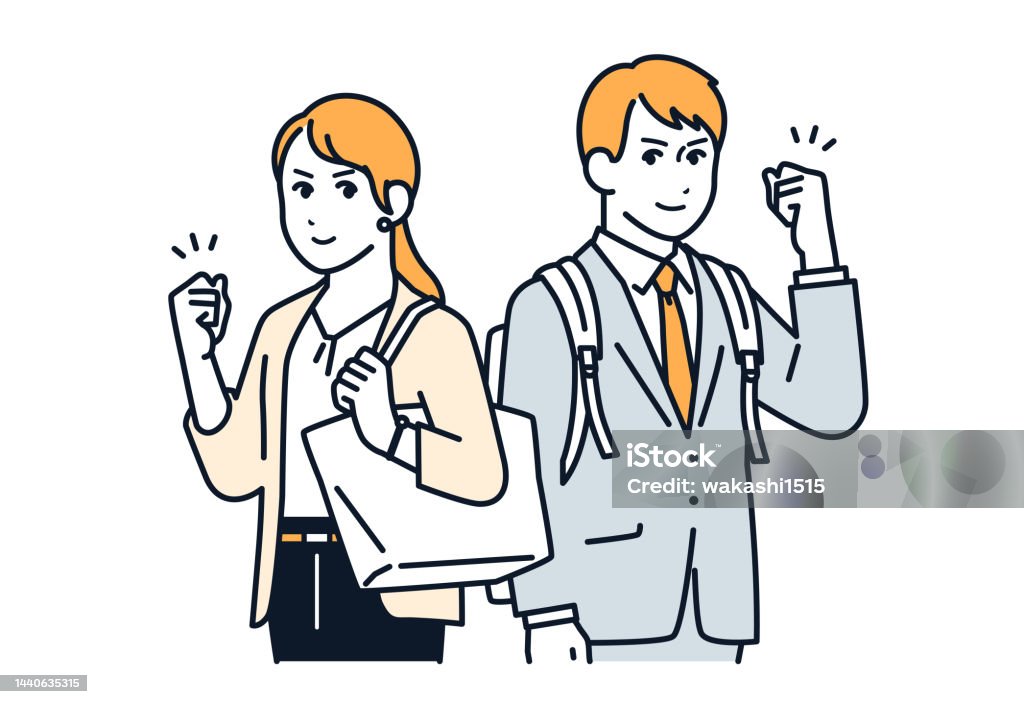 Simple Vector Illustration Material Of A Business Person Doing A Guts
