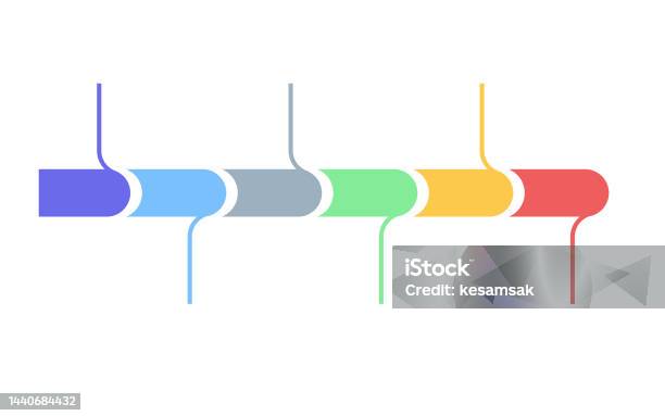 Timeline Of Infographic Business Graph And Diagram Planning Stock