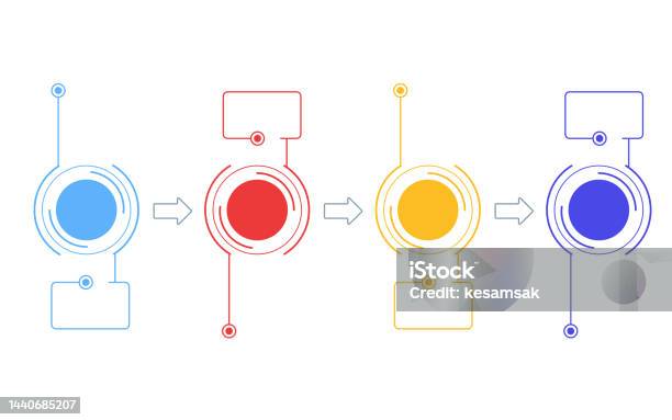 Timeline Of Infographic Business Graph And Diagram Planning Stock