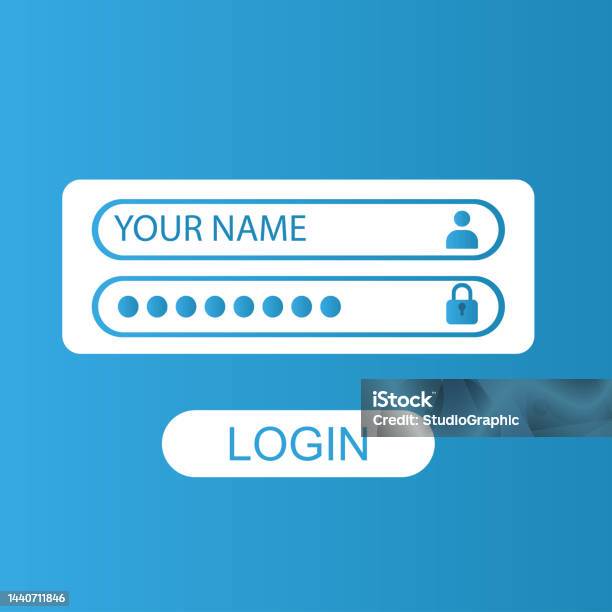 Vetores de Interface Web De Design De Página De Login Ilustração ... Vetores de Interface Web De Design De Página De Login Ilustração ...