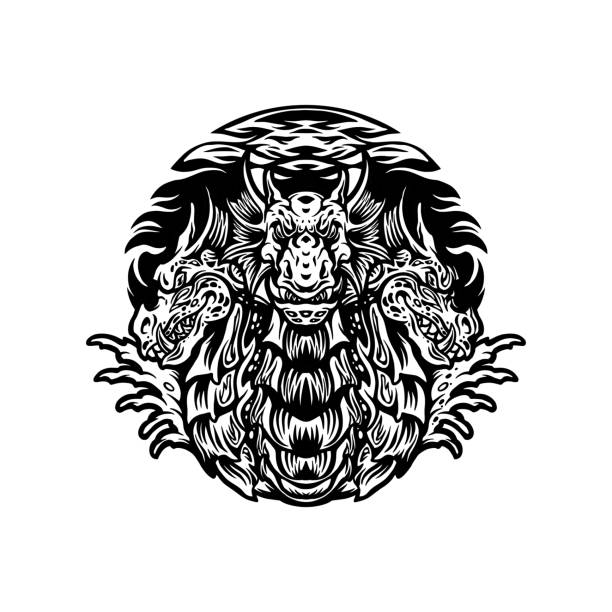 60+ Chinese Dragon Outline Silhouette Stock Photos, Pictures & Royalty ... 60+ Chinese Dragon Outline Silhouette Stock Photos, Pictures & Royalty ...