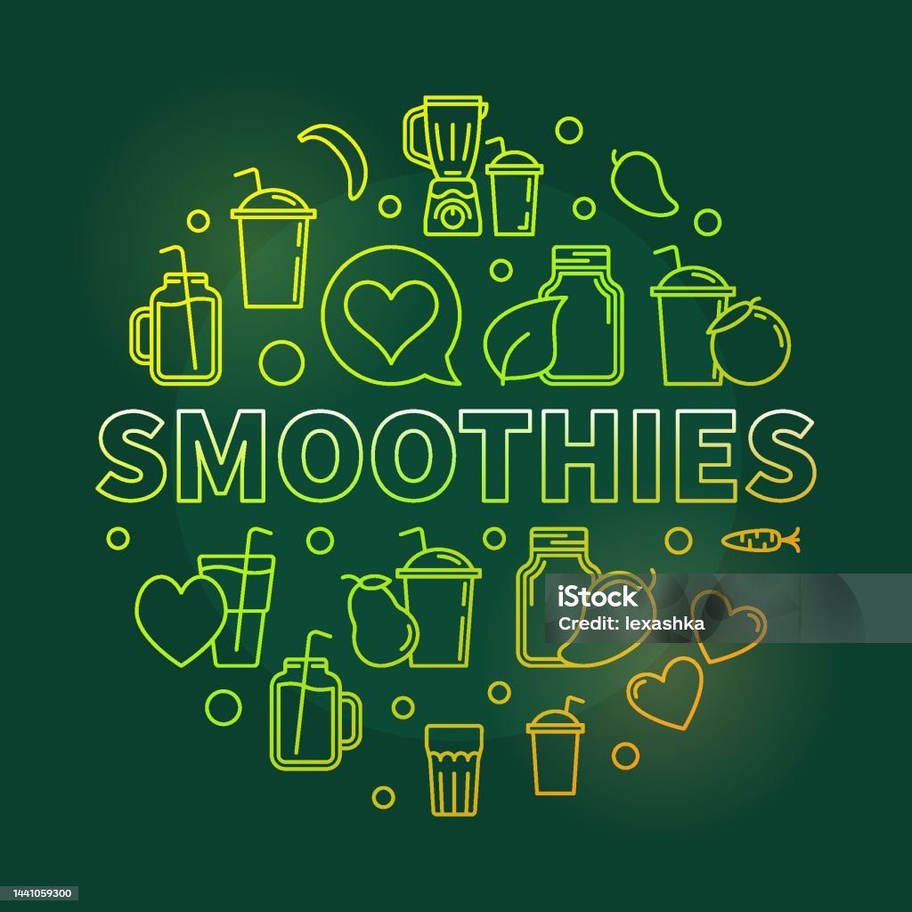 Smoothies Vektor Simbol Bulat Hijau Ilustrasi Vektor Ilustrasi Stok ... Smoothies Vektor Simbol Bulat Hijau Ilustrasi Vektor Ilustrasi Stok ...
