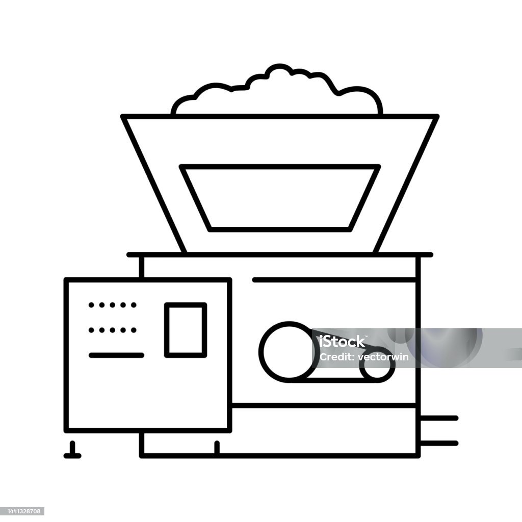 Mashing Beer Production Line Icon Vector Illustration Stock ... Mashing Beer Production Line Icon Vector Illustration Stock ...