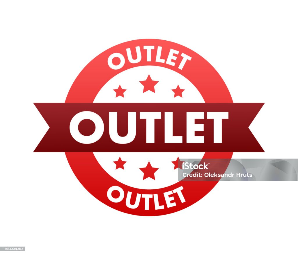 Outlet Label Badge Outlet Price Tag Vector Stock Illustration Stock ... Outlet Label Badge Outlet Price Tag Vector Stock Illustration Stock ...