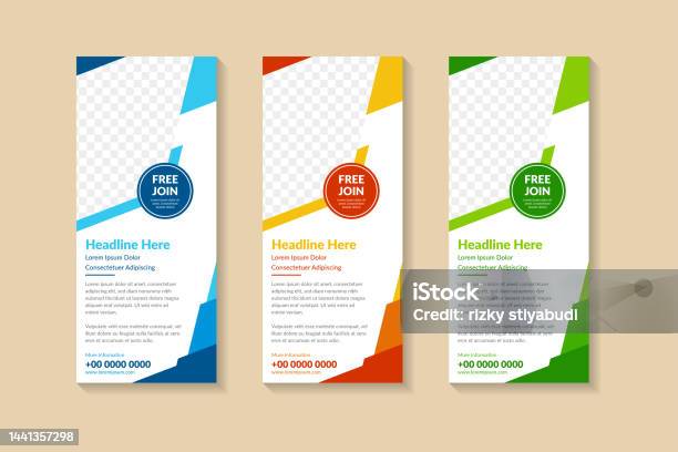 Koleksi Template Desain Banner Abstrak Dengan Latar Belakang Putih