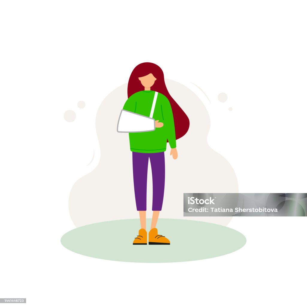 Seorang Gadis Dengan Lengan Patah Ilustrasi Stok - Unduh Gambar ... Seorang Gadis Dengan Lengan Patah Ilustrasi Stok - Unduh Gambar ...