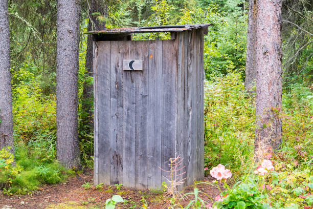 Free Stock Photo of Wooden outhouses with gender signs | Download Free ...