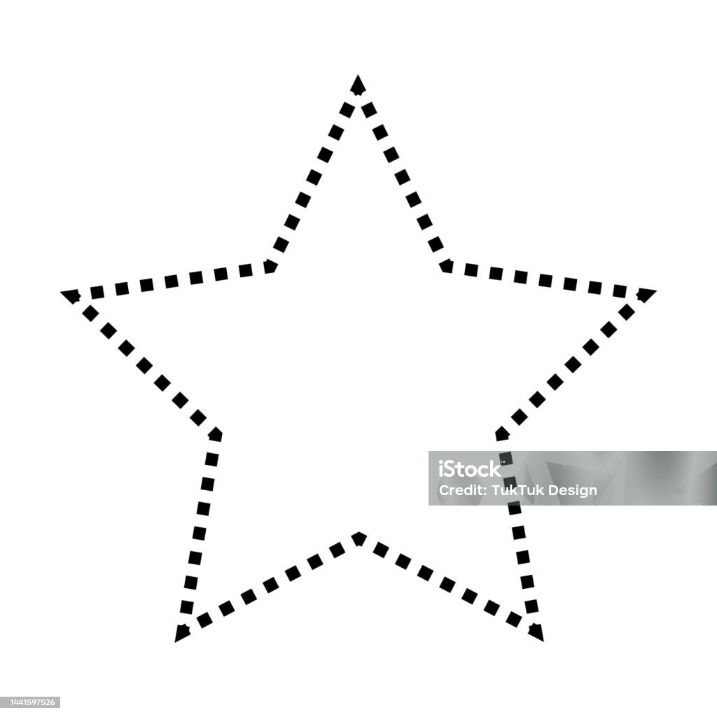 Star Shape Dotted Icon Vector Symbol For Creative Graphic Design Ui ... Star Shape Dotted Icon Vector Symbol For Creative Graphic Design Ui ...