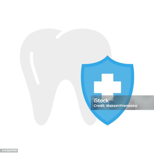 Dent Avec Bouclier Assurance Dentaire Concepts De Soins Dentaires