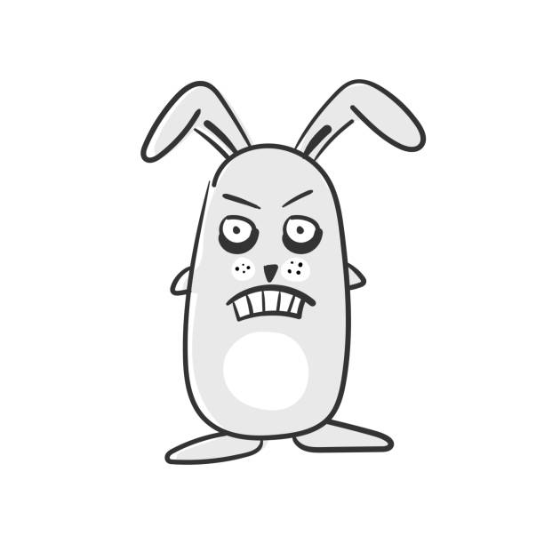 960 Illustrations De Lapin Triste Stock Illustrations Graphiques