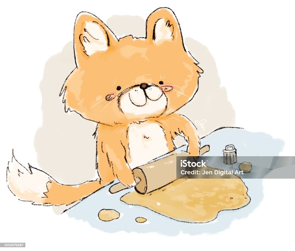 Illustration De Biscuits De Cuisson De Renard De Dessin Animé Vecteurs ... Illustration De Biscuits De Cuisson De Renard De Dessin Animé Vecteurs ...
