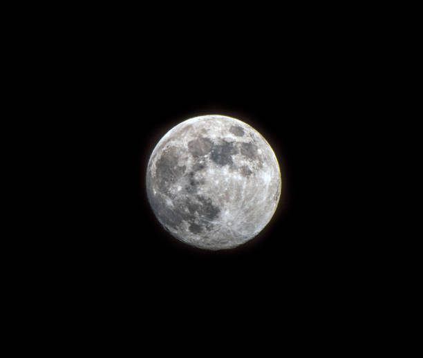 Free Stock Photo of Close-up view of the full moon surrounded by clouds ...