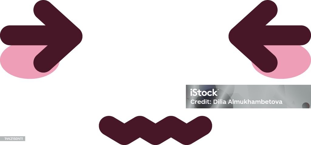 Sentiment Et Émotions Illustration Simple Dun Emoji De Confusion Ou