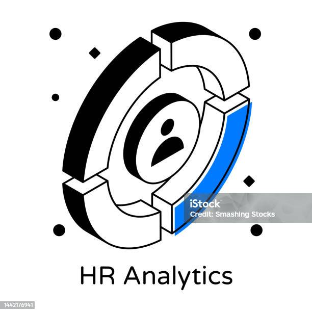An Icon Of Data Analysis Isometric Design Stock Illustration Download