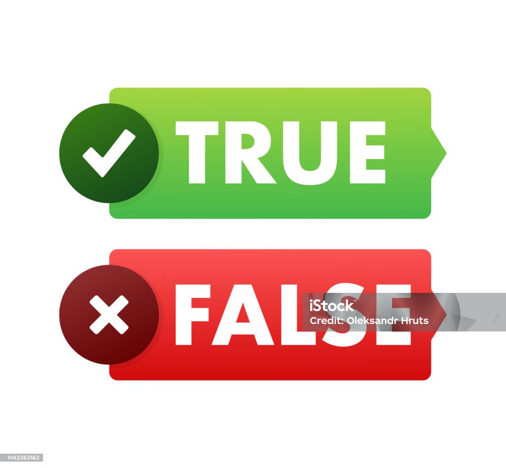 Vetores de Verdadeiro E Falso Marque E Cruze Ilustração Stock Do Vetor ... Vetores de Verdadeiro E Falso Marque E Cruze Ilustração Stock Do Vetor ...