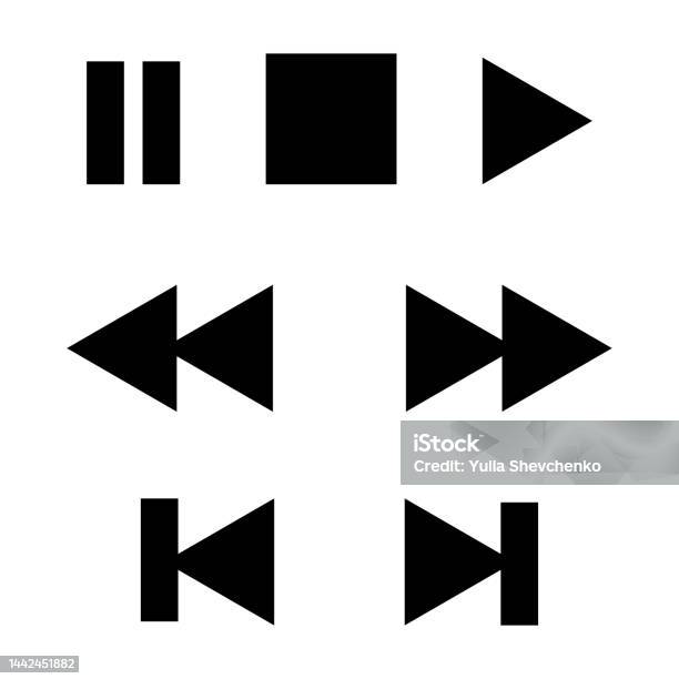 Player Buttons Vector Stock Illustration - Download Image Now - Arrow ... Player Buttons Vector Stock Illustration - Download Image Now - Arrow ...
