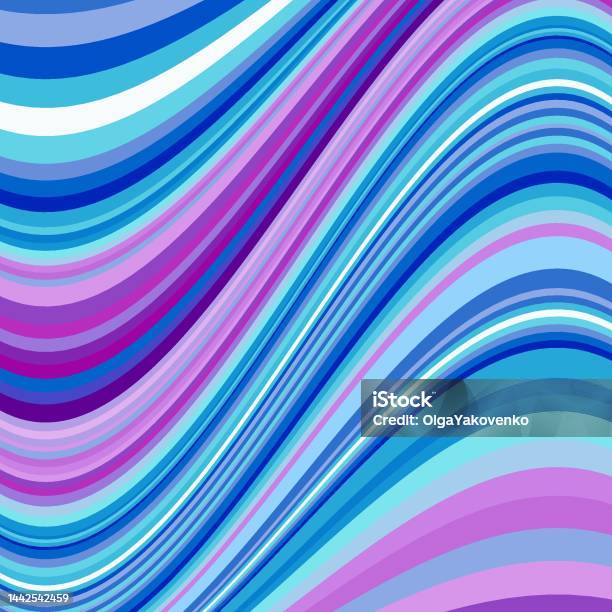 Pastel Marble Background Fluid Rainbow Gradient Pattern Vector Stock