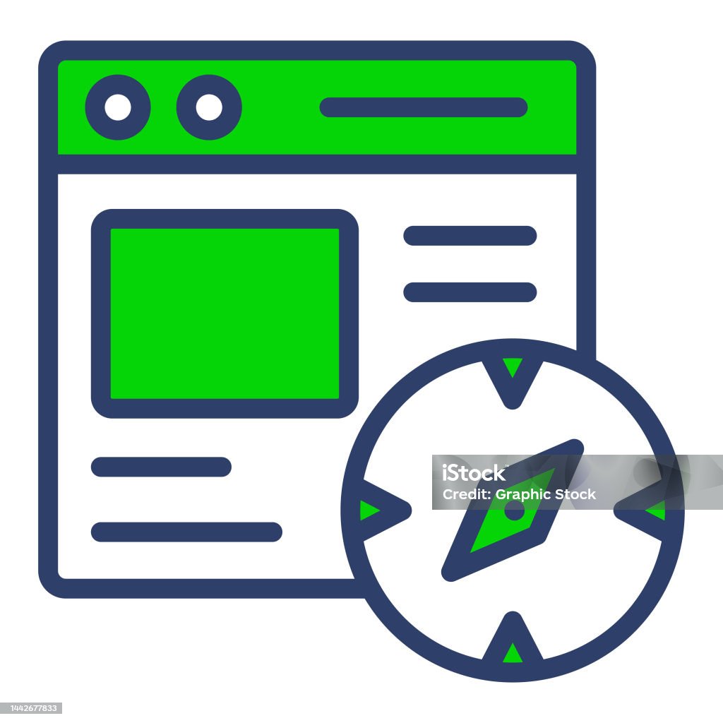 Web Navigation Icon User Interface Vector Illustration As A Simple