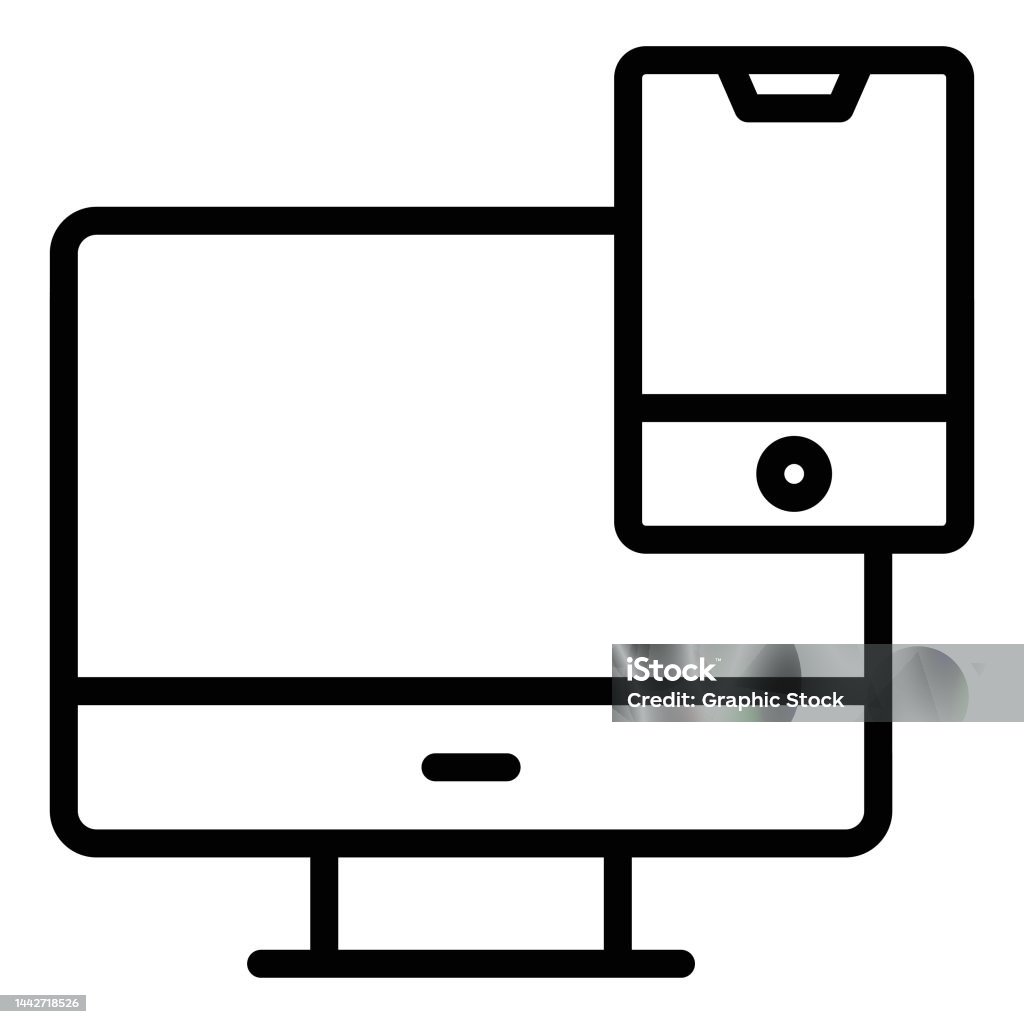 Responsive Icon User Interface Vector Illustration As A Simple Vector