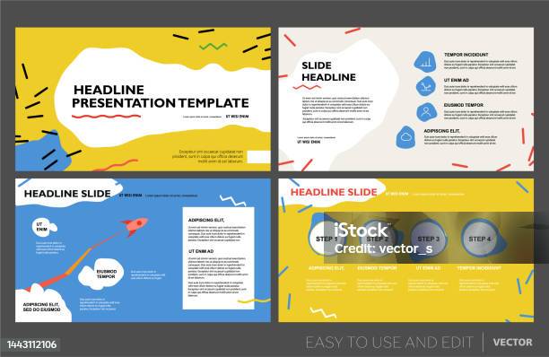 Templat Tata Letak Presentasi Dan Slide Gunakan Dalam Presentasi Flyer