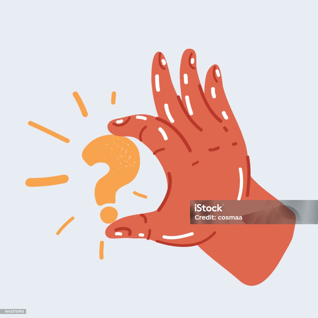 Vector Illustration Of Hand Holding Question Mark Stock Illustration ... Vector Illustration Of Hand Holding Question Mark Stock Illustration ...