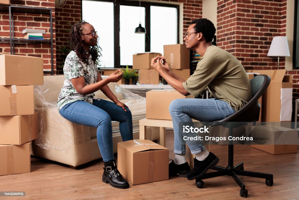 African American People Fighting Over House Relocation Stock Photo ... African American People Fighting Over House Relocation Stock Photo ...