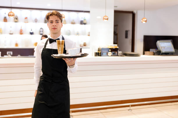 Waiter Bringing Food