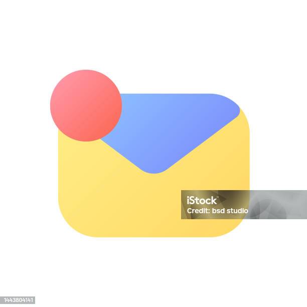 Letter Notification Pixel Perfect Flat Gradient Color Ui Icon Stock ... Letter Notification Pixel Perfect Flat Gradient Color Ui Icon Stock ...