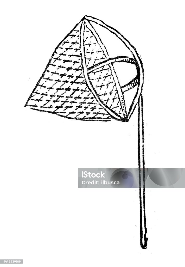 Antique Engraving Illustration Fishing Net Stock Illustration ... Antique Engraving Illustration Fishing Net Stock Illustration ...