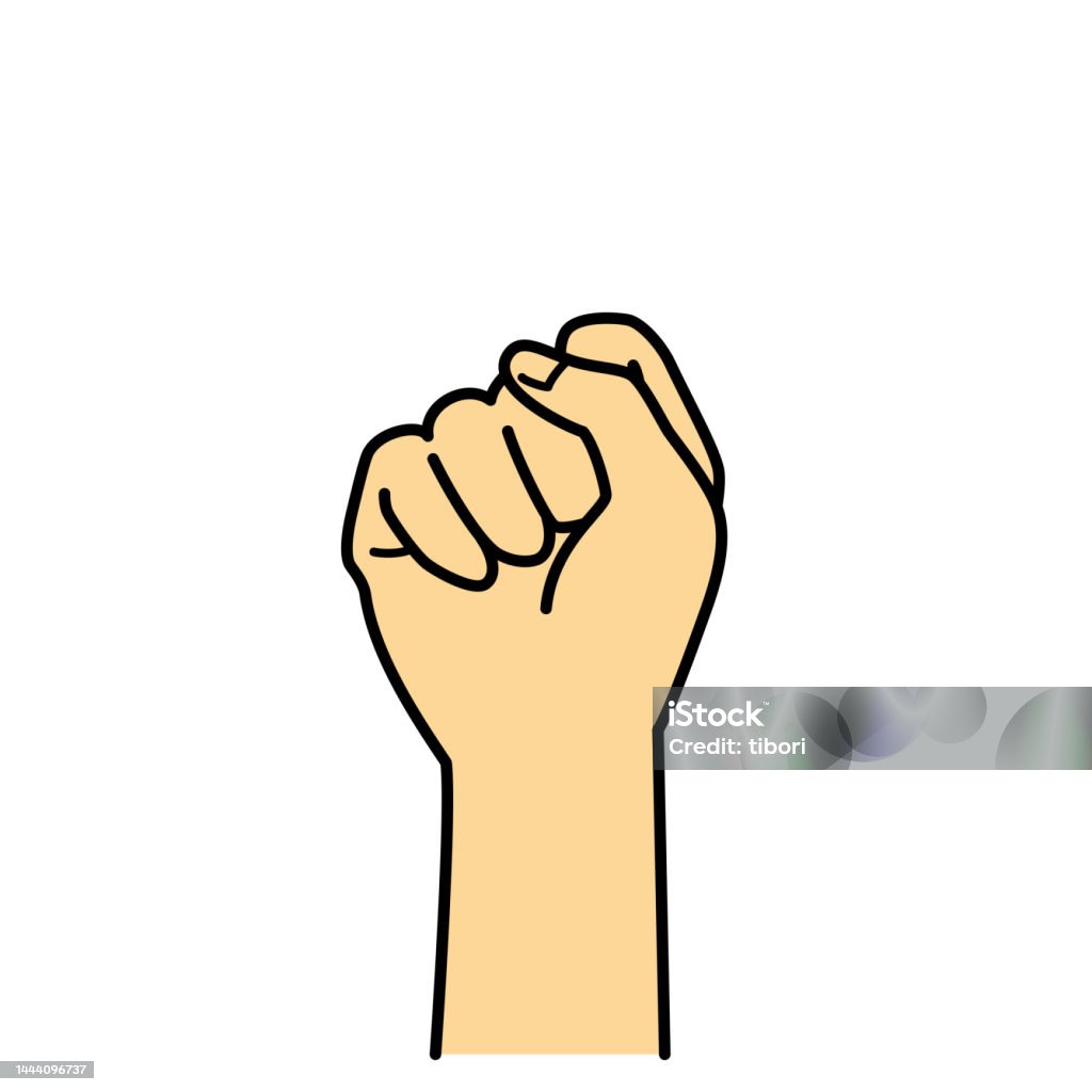 Hand Gesture Fist Punching Jpeg Illustration Stock Illustration Download Image Now Body Part