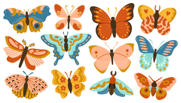 Butterfly Flying Away Clip Art