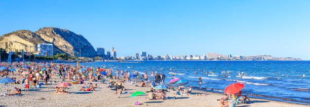 Spanish Beaches With People