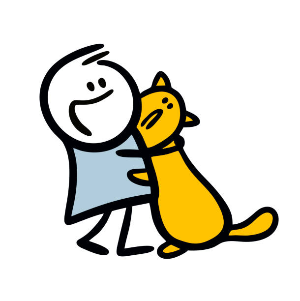 Stick Figures Hugging Cartoon Illustrations Royalty Free Vector Graphics And Clip Art Istock