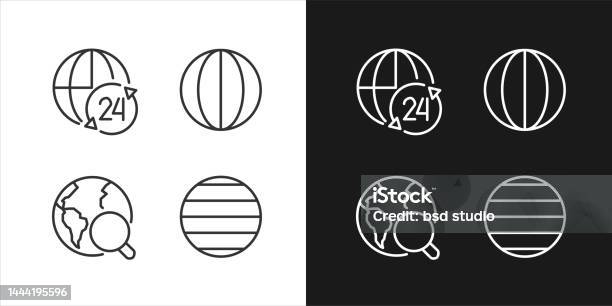 Geography Pixel Perfect Linear Icons Set For Dark Light Mode Stock ... Geography Pixel Perfect Linear Icons Set For Dark Light Mode Stock ...