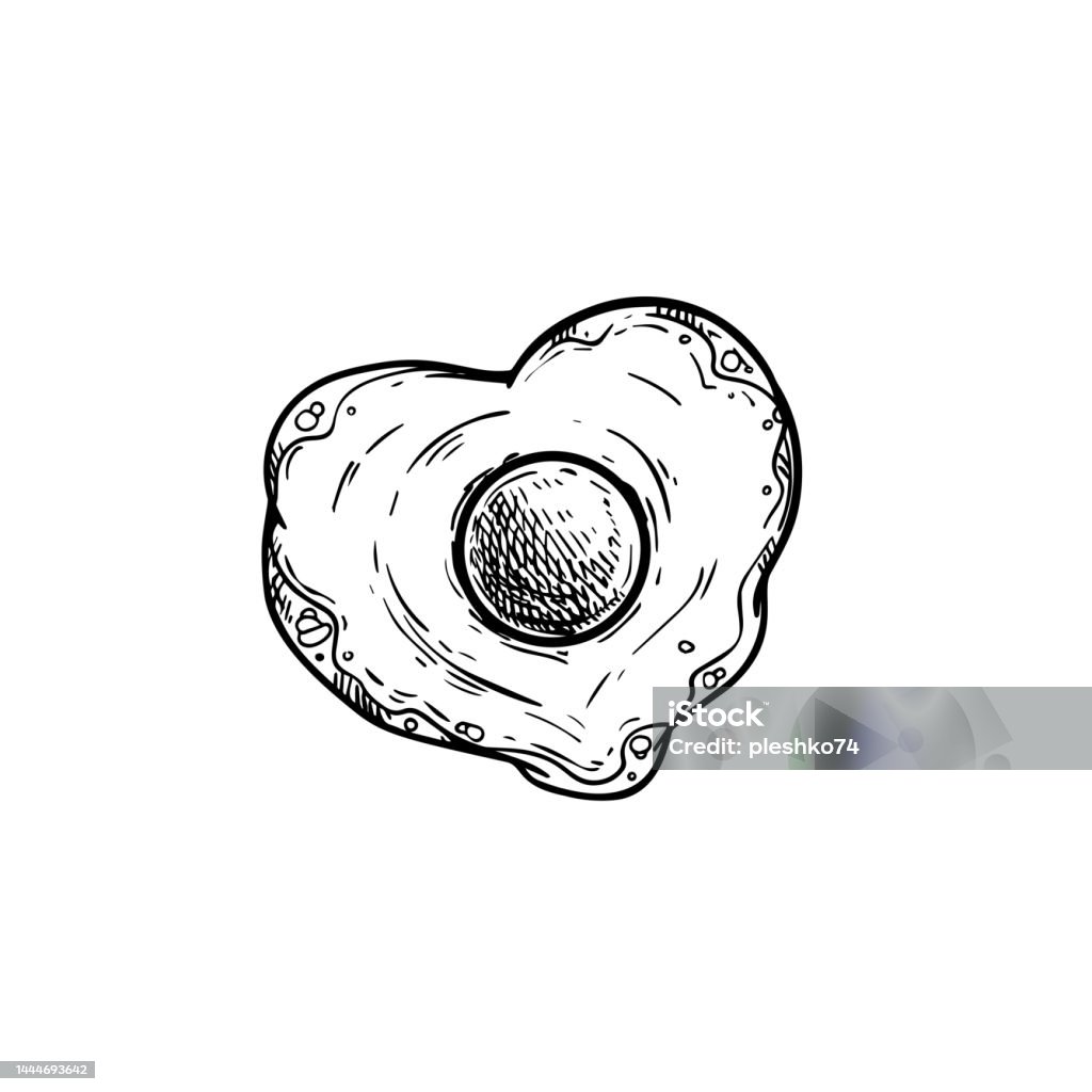 Telur Goreng Gaya Sketsa Yang Digambar Tangan Simbol Sarapan Berbentuk ... Telur Goreng Gaya Sketsa Yang Digambar Tangan Simbol Sarapan Berbentuk ...